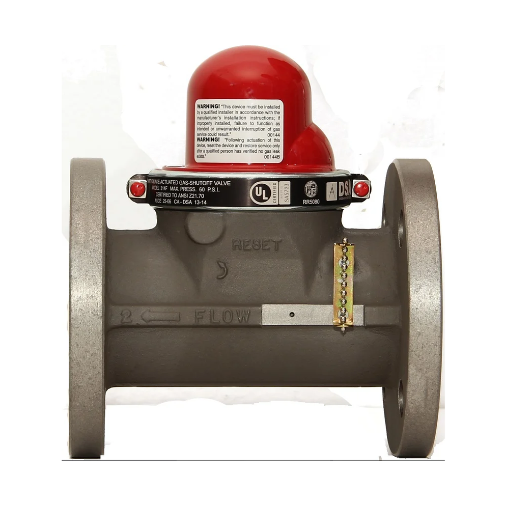 Earthquake Shut-off Valves — Measurement Control Systems