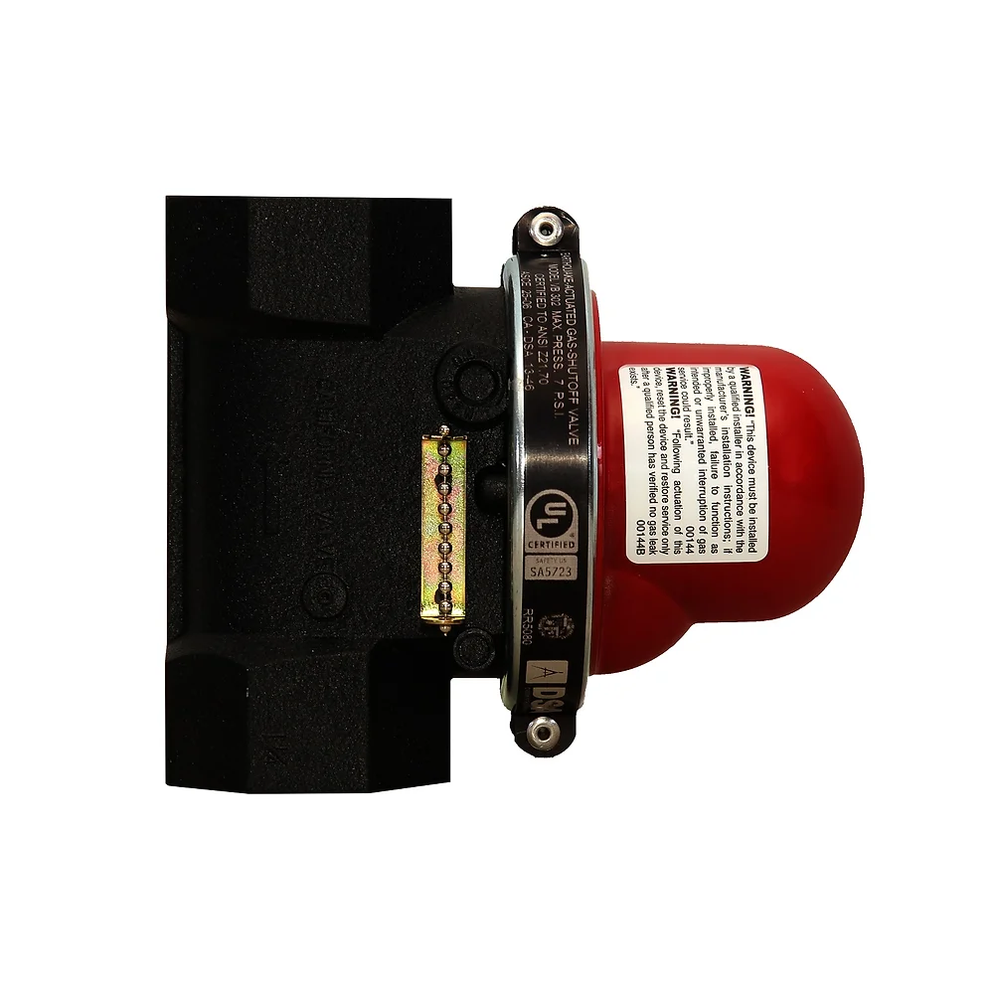 Earthquake Shut-off Valves — Measurement Control Systems