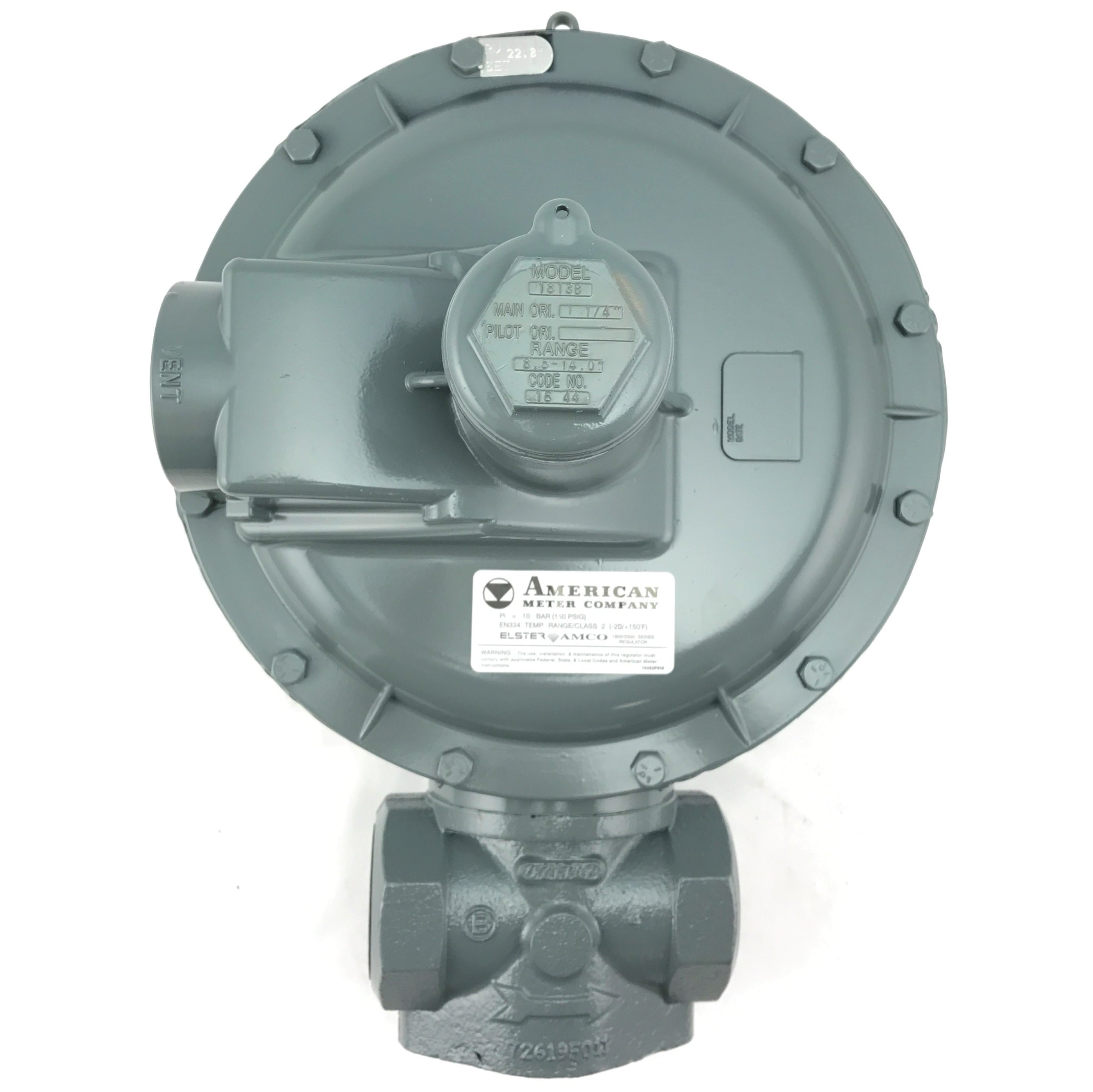 American Meter: Industrial Natural Gas Regulator 1813B — Measurement ...