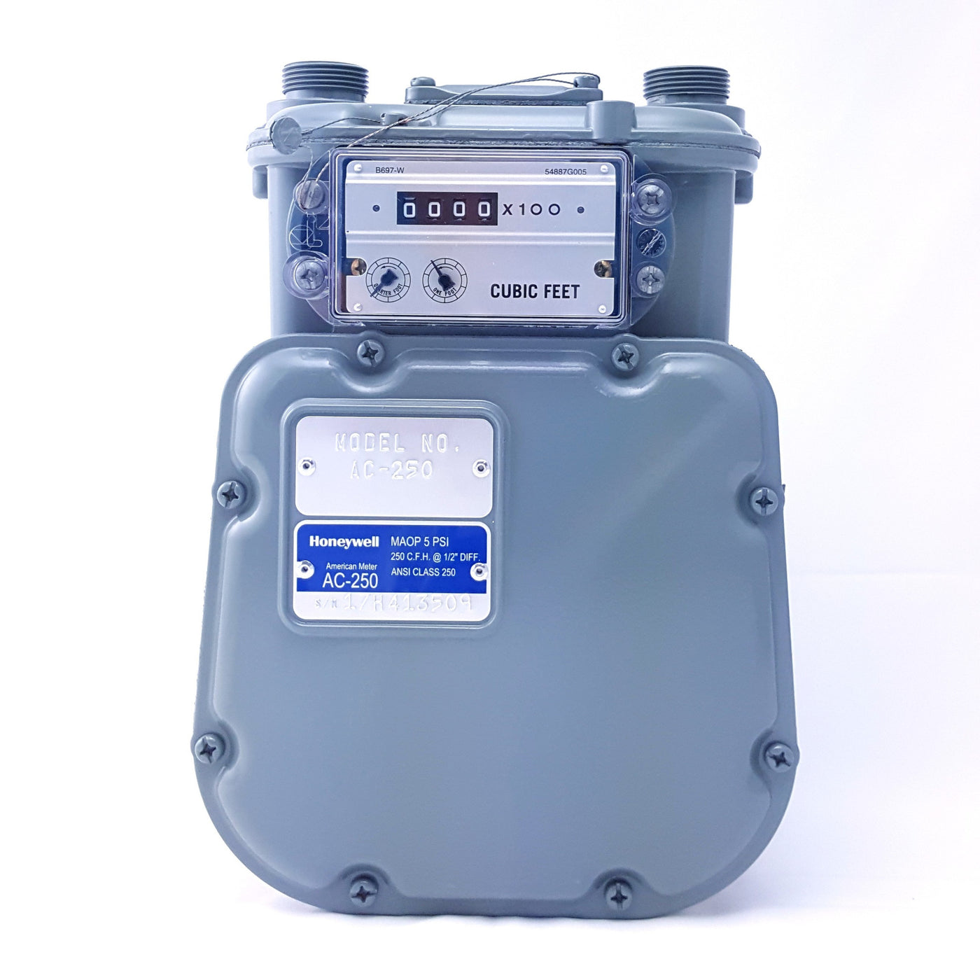 American Meter: Diaphragm Gas Meter AC250 (250,000 BTU/hour ...