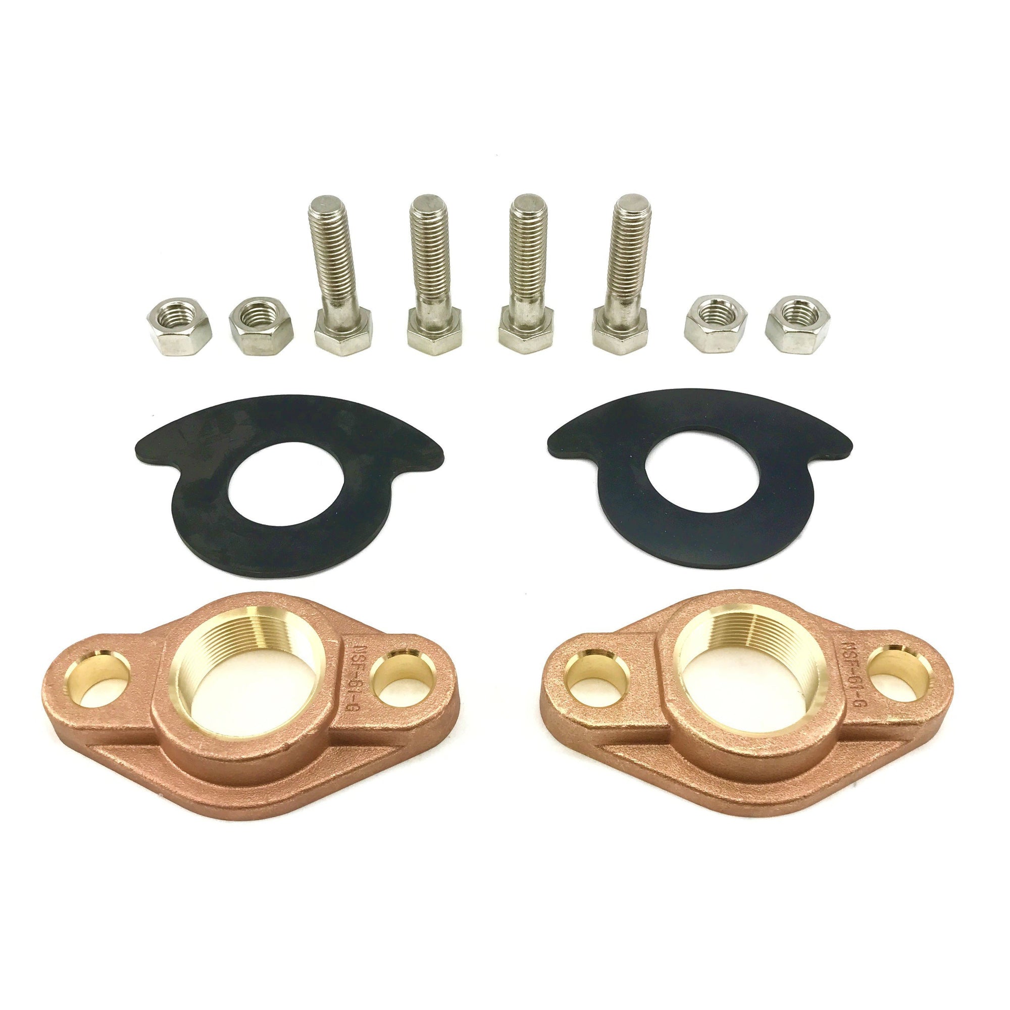 MCS 1-1/2" Water Meter Flange Kit — Measurement Control Systems