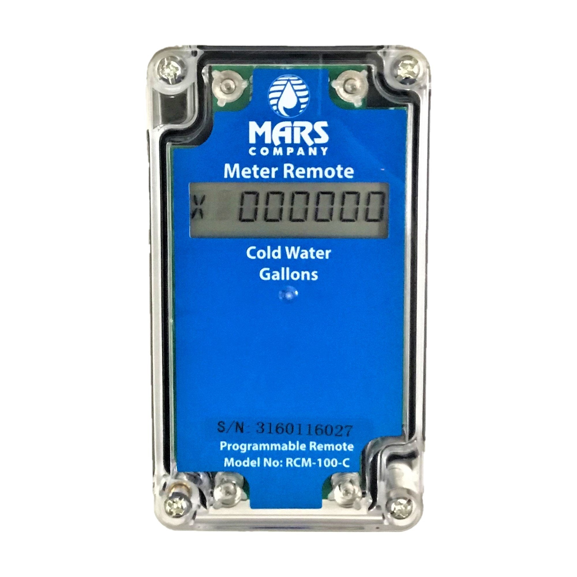 Mars Company Remote Meter LCD Display — Measurement Control Systems